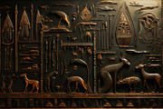 Ancient Egyptian Art Depicting Mummification and Mythology in Rich ...