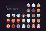 27 Travel icons: big set | Icons ~ Creative Market