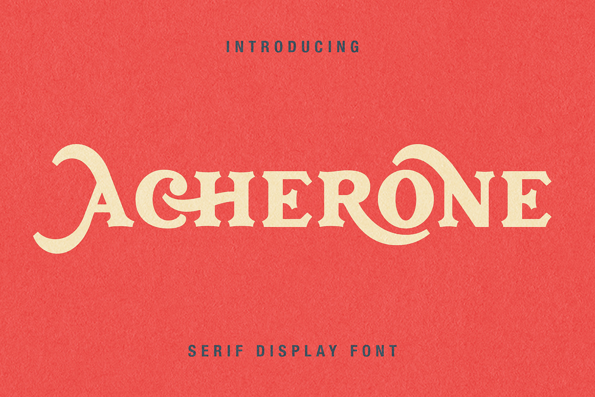 Acherone - Serif Display Font, a Serif Font by Runsell Studio