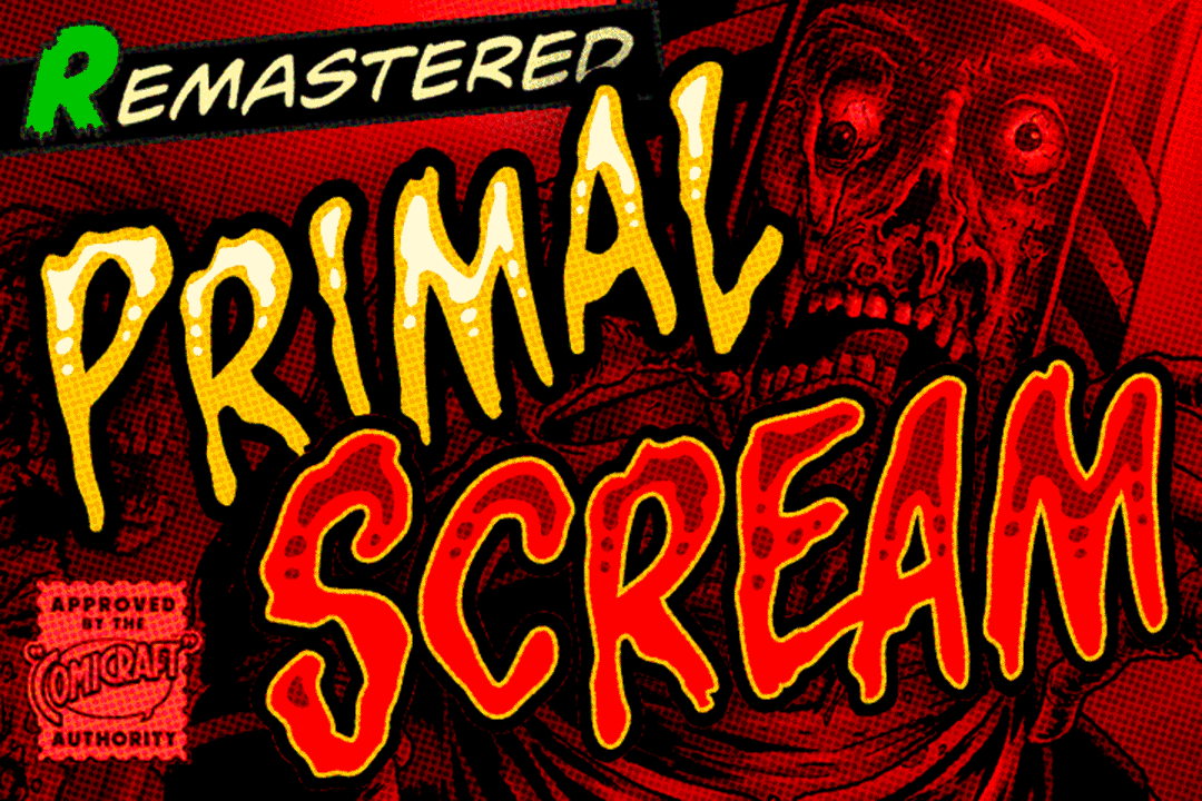 Primal Scream, a Font by Comicraft Fonts