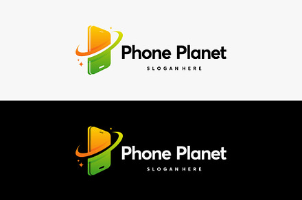 Phone Planet logo concept designs, a Branding & Logo Template by Lucky ...