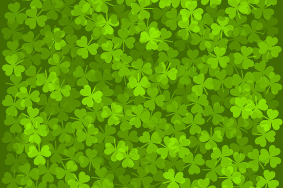 Clover Leaves Background, a Texture Graphic by in8finity