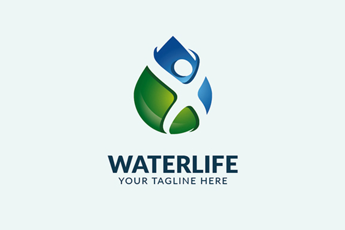 Waterlife Logo, a Branding & Logo Template by Birka Studio