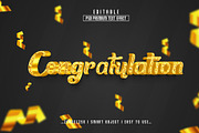 Congratulation 3d psd Text effect, an Action Add-On by Md Jahidul99