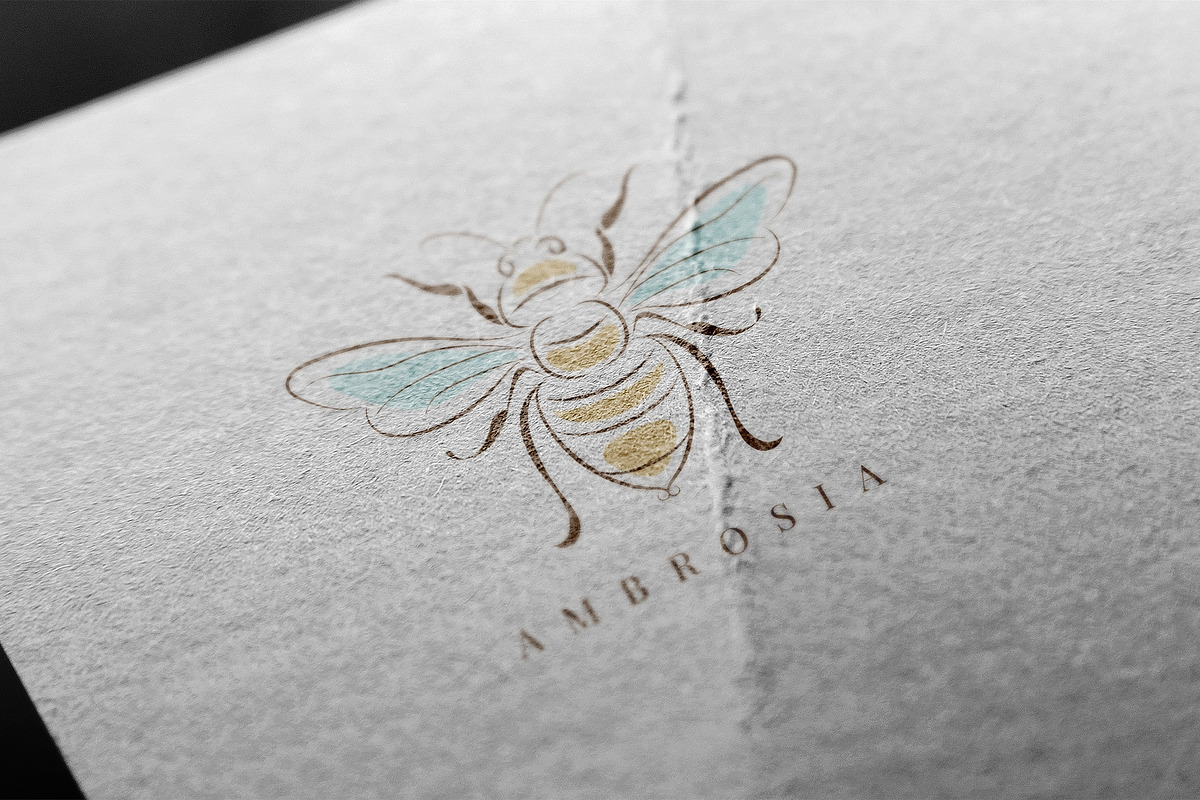 Ambrosia. Logo template, a Branding & Logo Template by le-genda