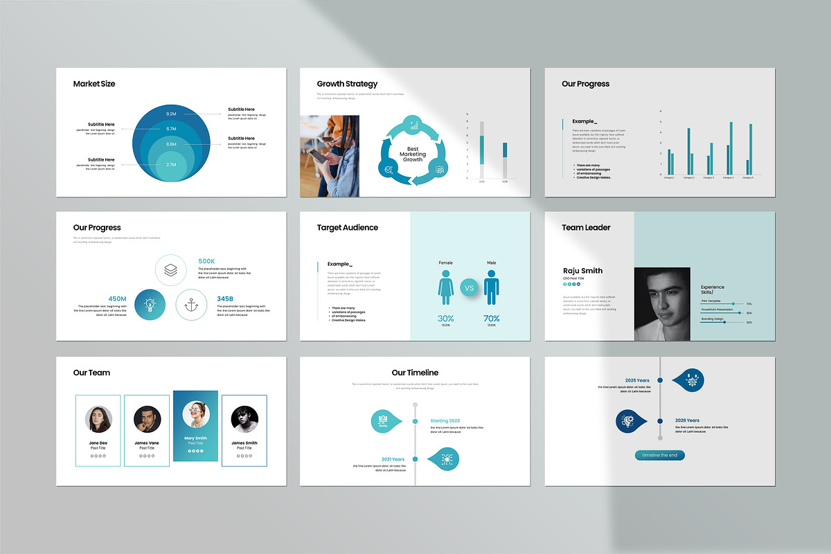 Creative Presentation Template, a Presentation Template by evgenystudio