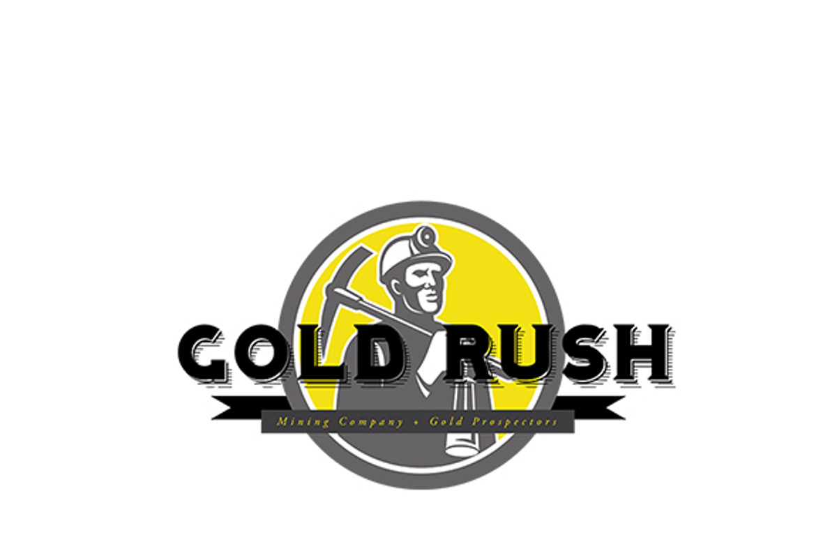 Gold Rush Mining and Prospectors Log, a Branding & Logo Template by ...