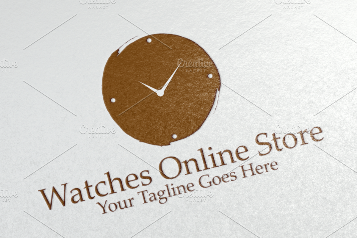 watches | Logo Template, a Branding & Logo Template by REDVY CREATIVE