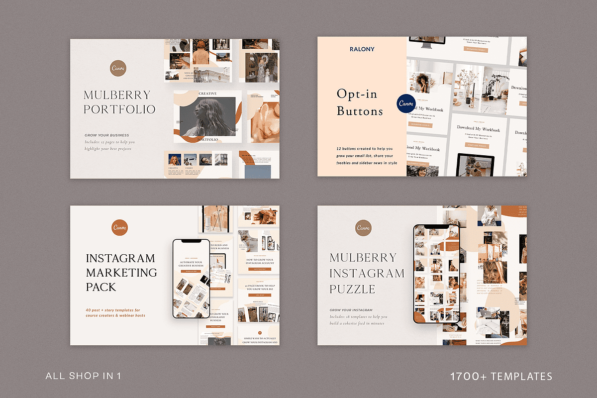 Canva Mega Bundle: 1700+ templates, a Social Media Template by Ralony