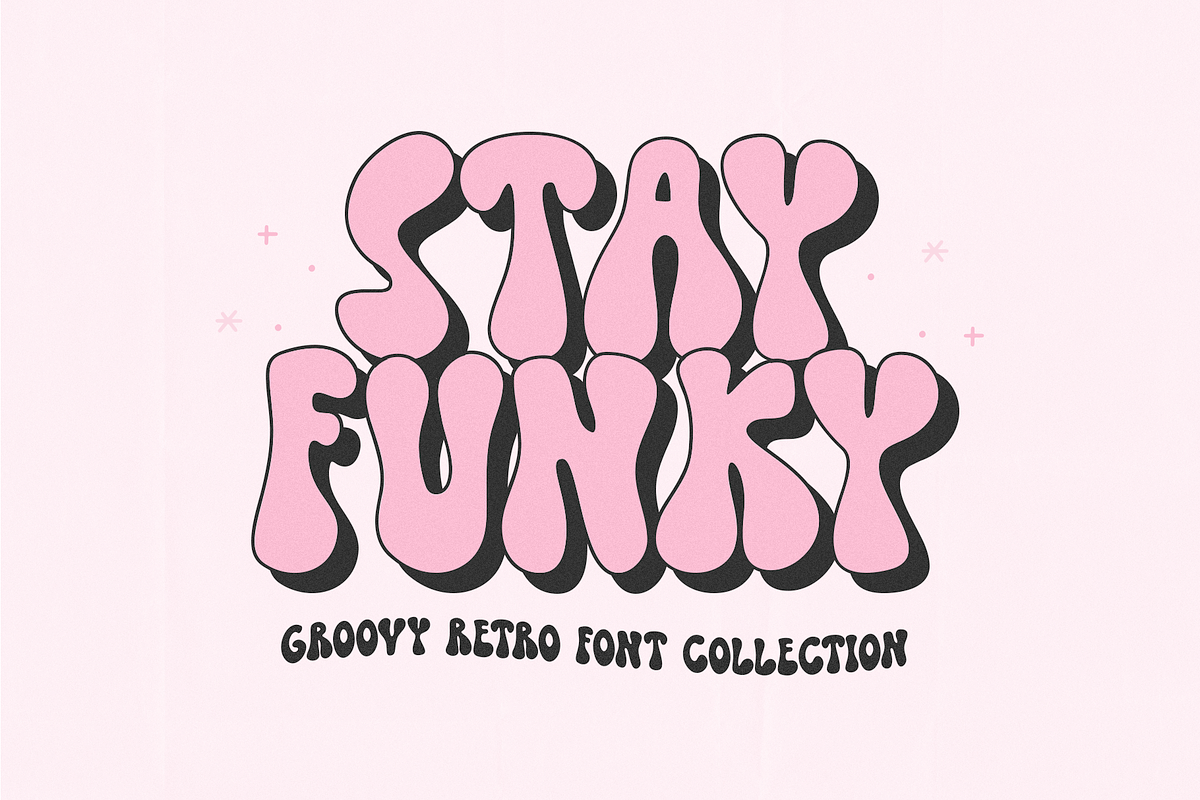 Stay Funky | Retro Font Collection, a Font by KA Designs