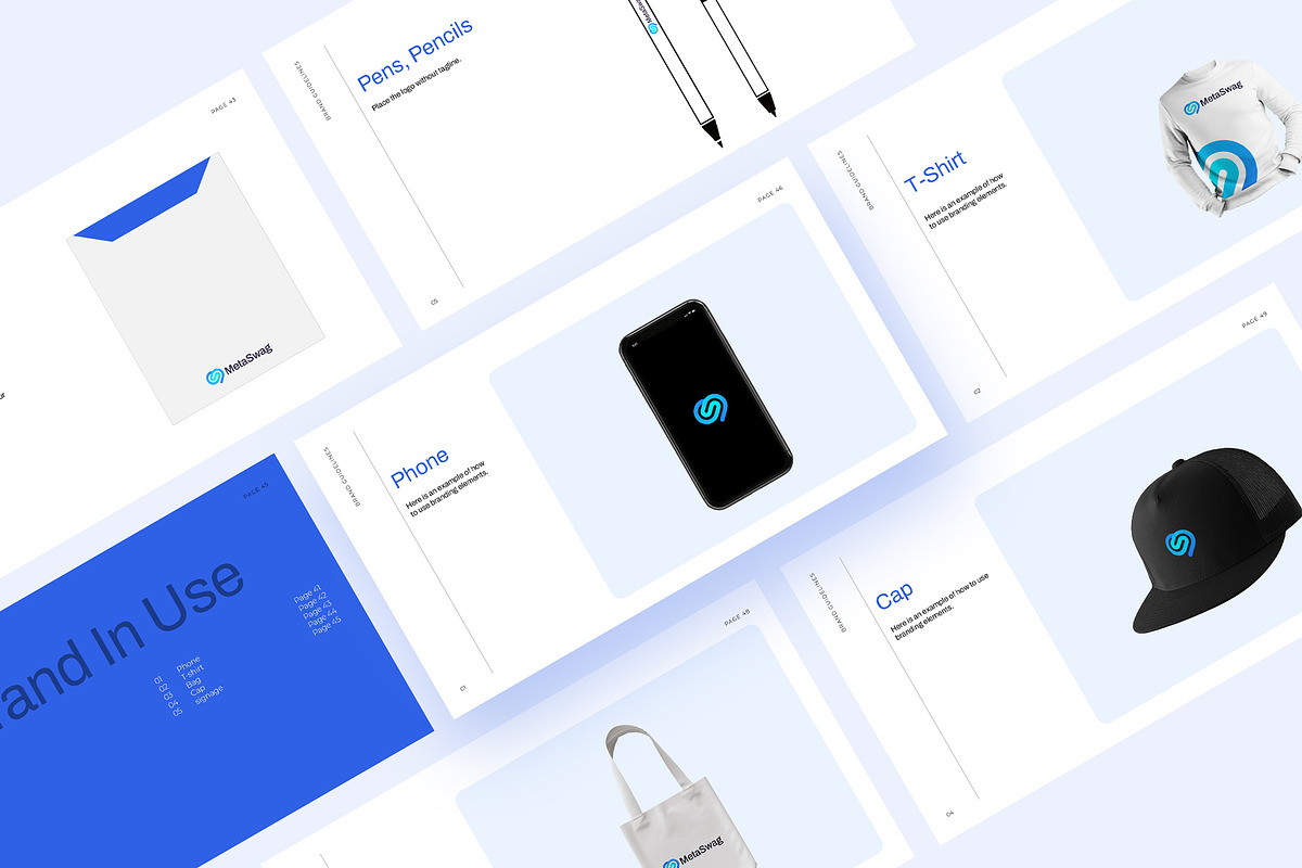 Blue | Brand Guidelines Template, a Presentation Template by ...