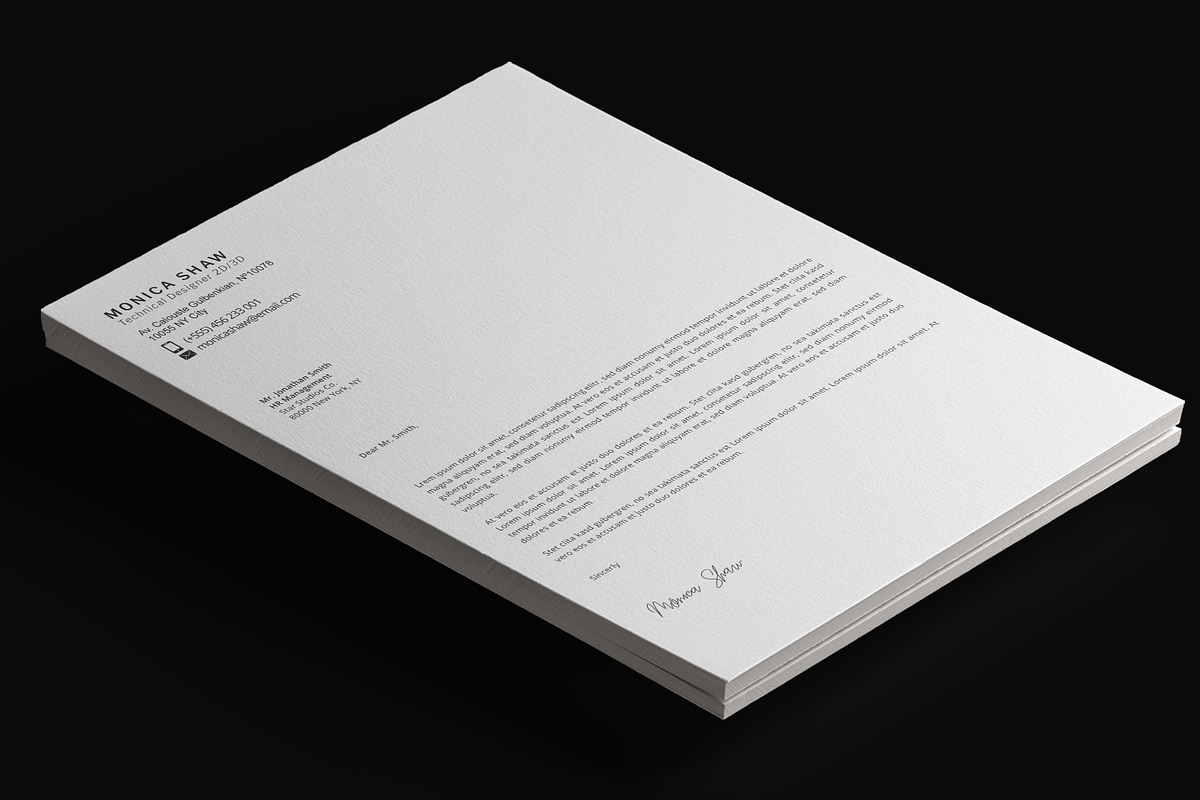 Monica Resume Template