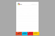 Single Page Design Note Paper | Presentation Templates ~ Creative Market
