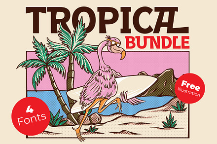 Sunday Hawaii, a Font by caocastudio