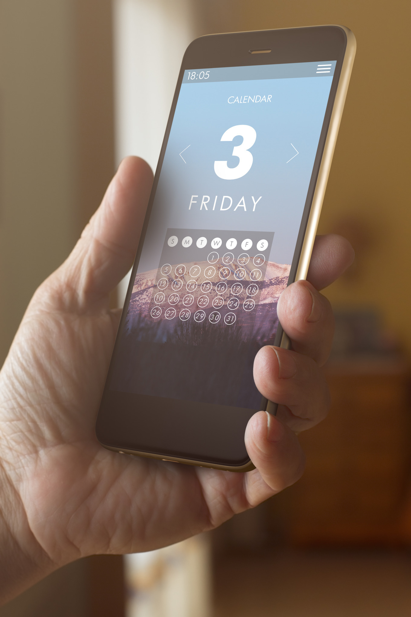 Mobile calendar featuring calendar, phone, and mobile, a Technology ...