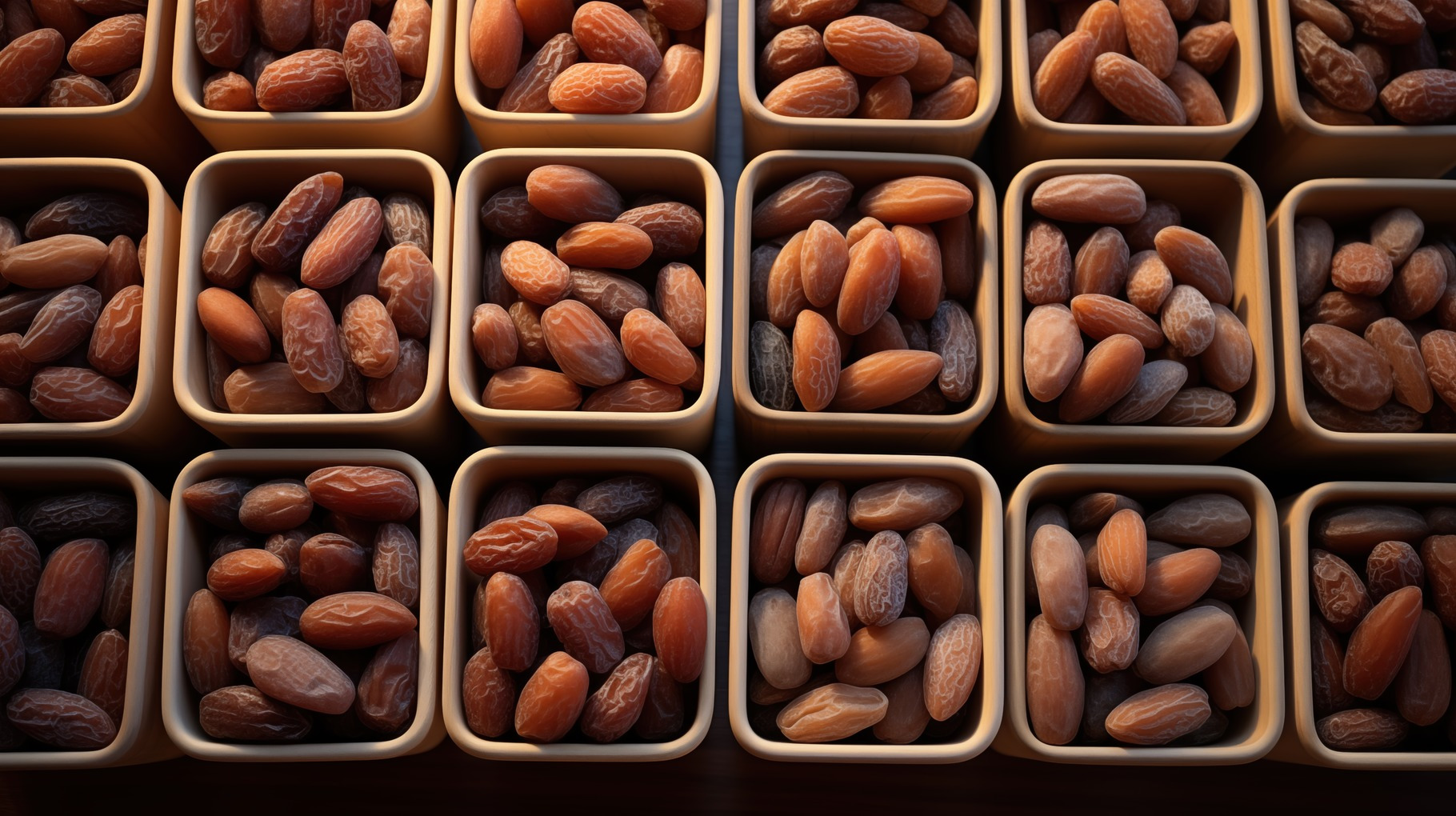 Dates square containers background, a Food & Drink Photo by Textures ...