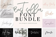 Best Seller Font Bundle | Script Fonts ~ Creative Market