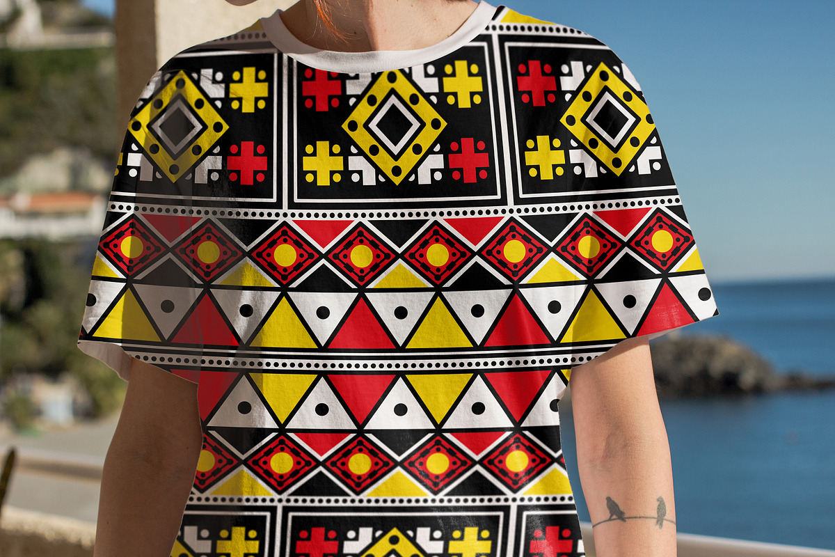 Samakaka seamless vector pattern