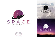 Space rocket company logo, a Branding & Logo Template by Rasilvis_Studio