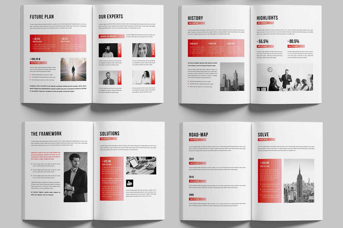 White Paper Layout Design Template