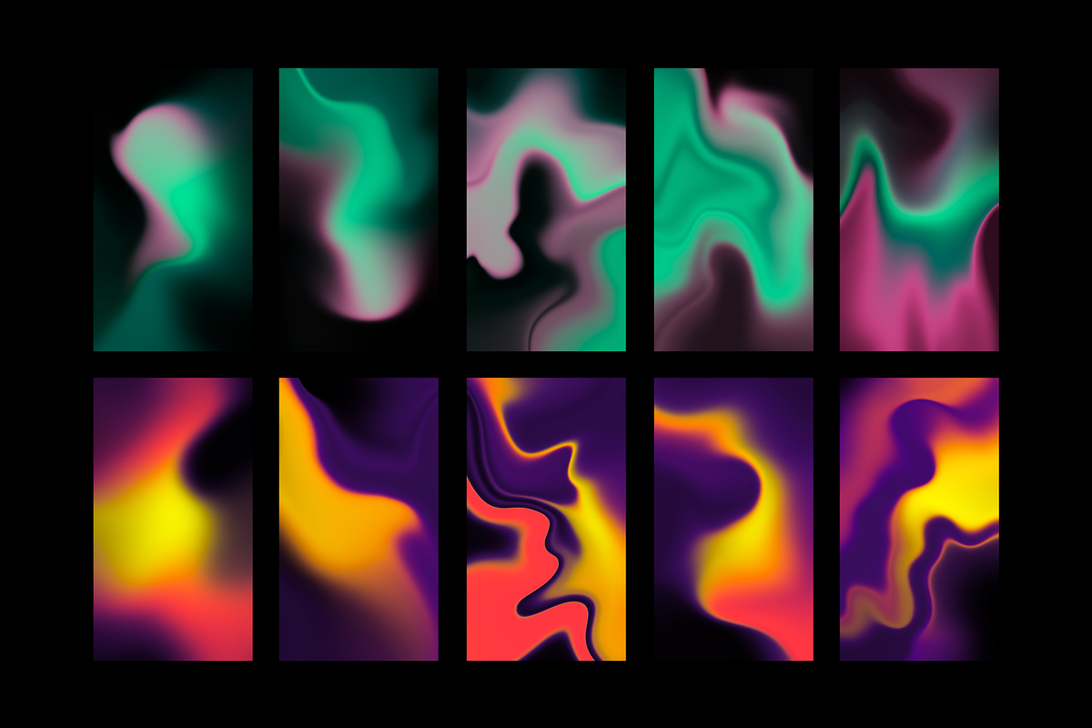 Fluid 50 Liquid Gradient Backgrounds | Creative Market
