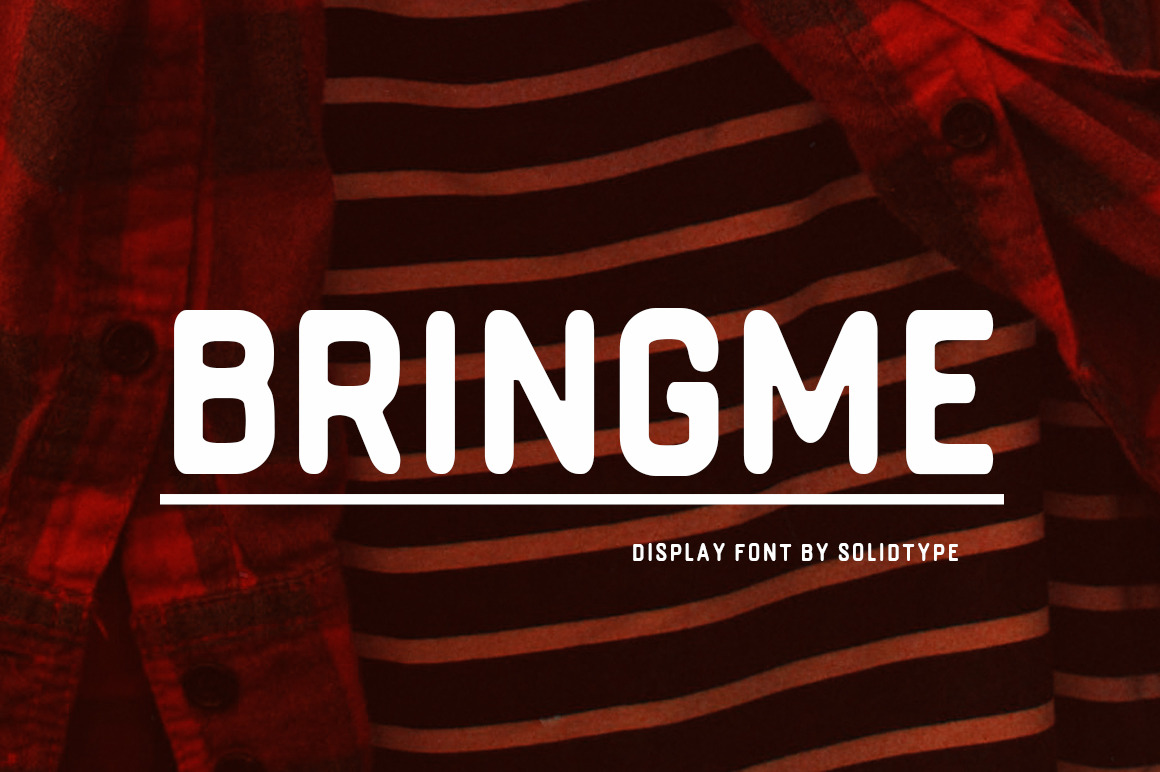 Bringme Display Font, a Font by Solidtype