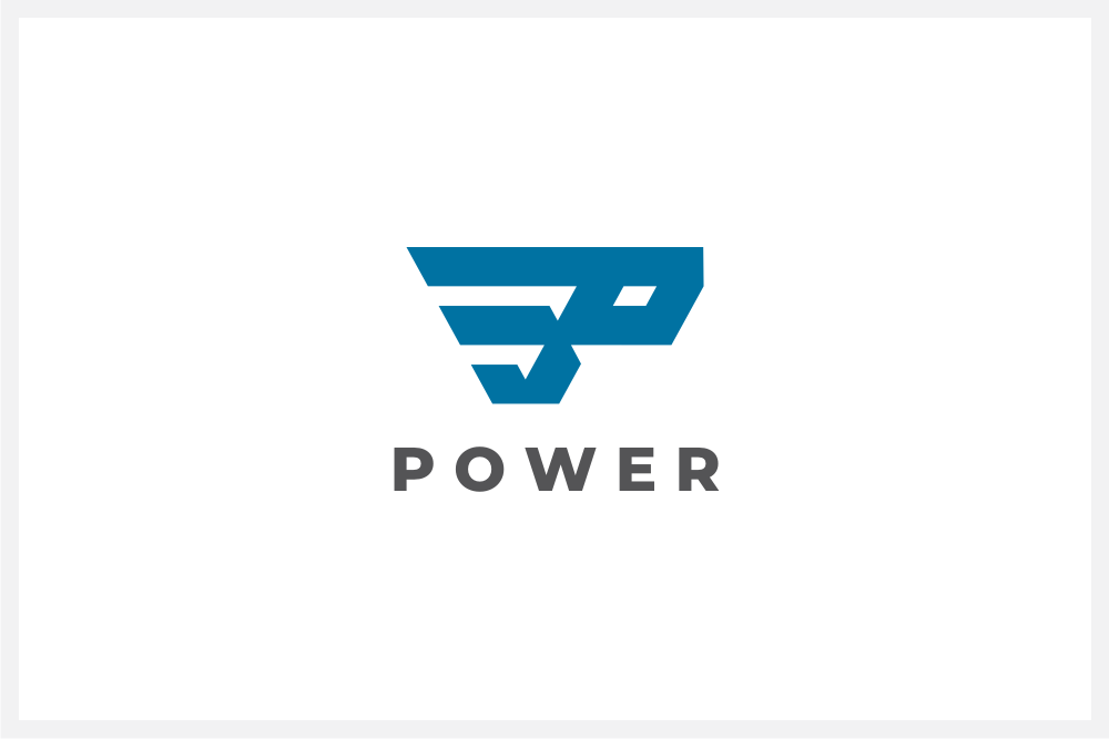 Power - Letter P Logo Template, a Branding & Logo Template by yopie
