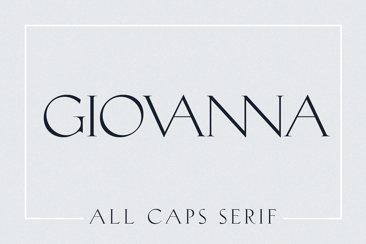 Giovanna - Luxury Serif, a Serif Font by Genilson Santos