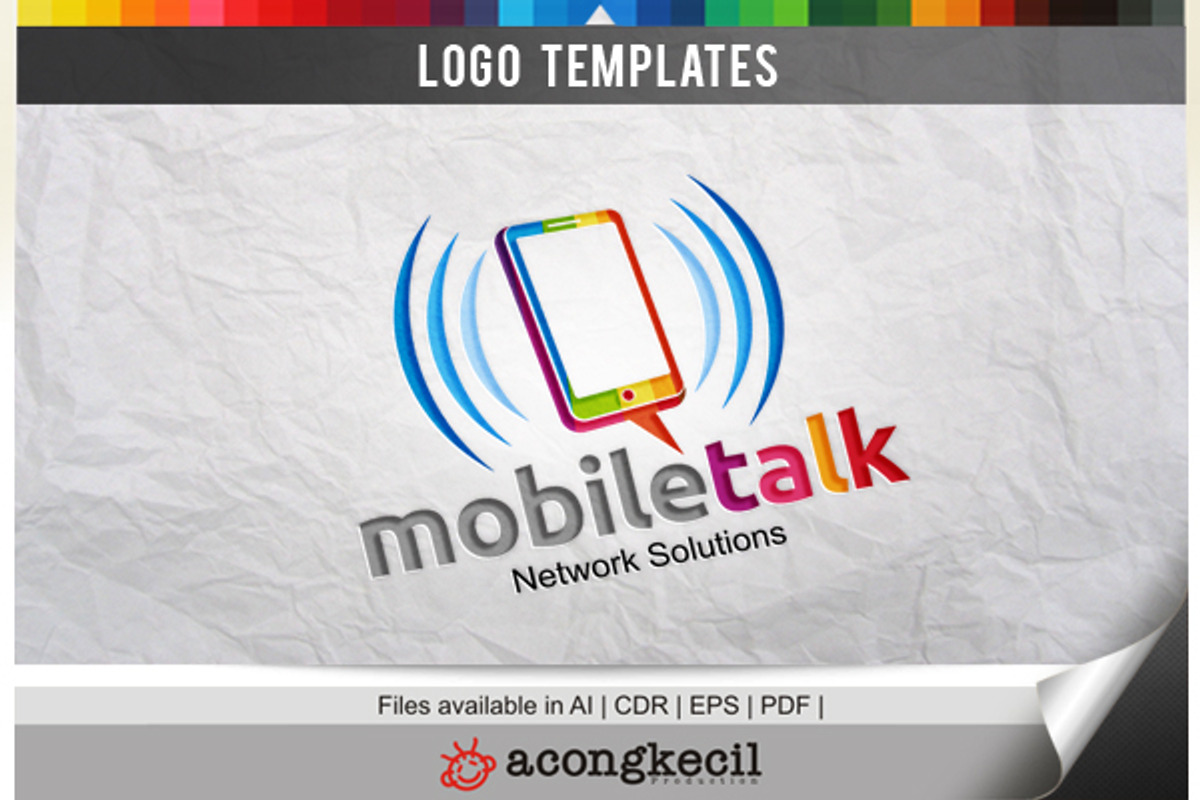 Mobile Talk, a Branding & Logo Template by Acongraphic