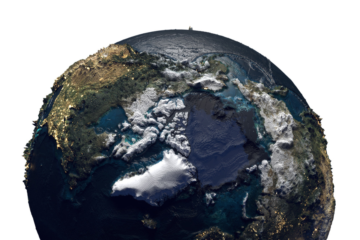 Planet Earth, an Environmental 3D Model by Studio Ochi