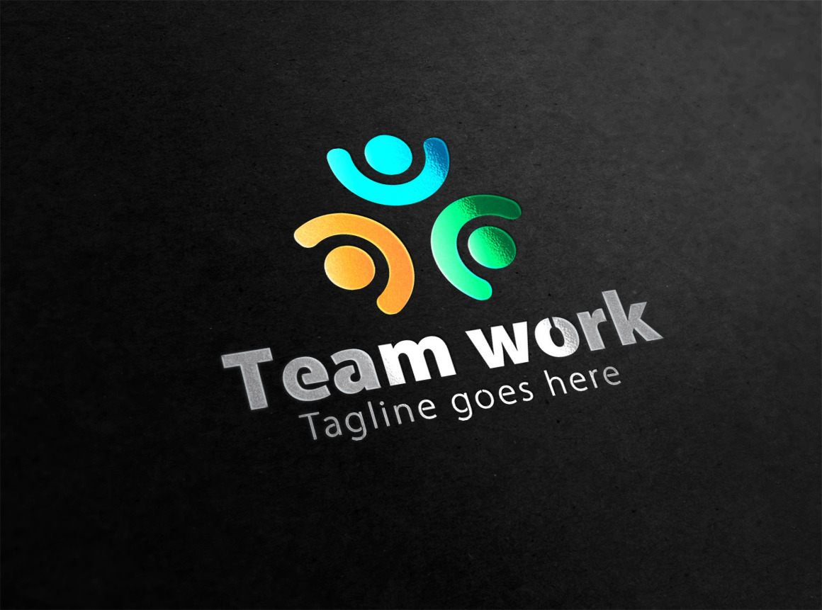 Team work Logo, a Branding & Logo Template by Creative Dezing