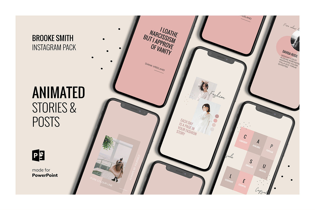 Animated Instagram / PowerPoint BS, a Social Media Template by Mirazz