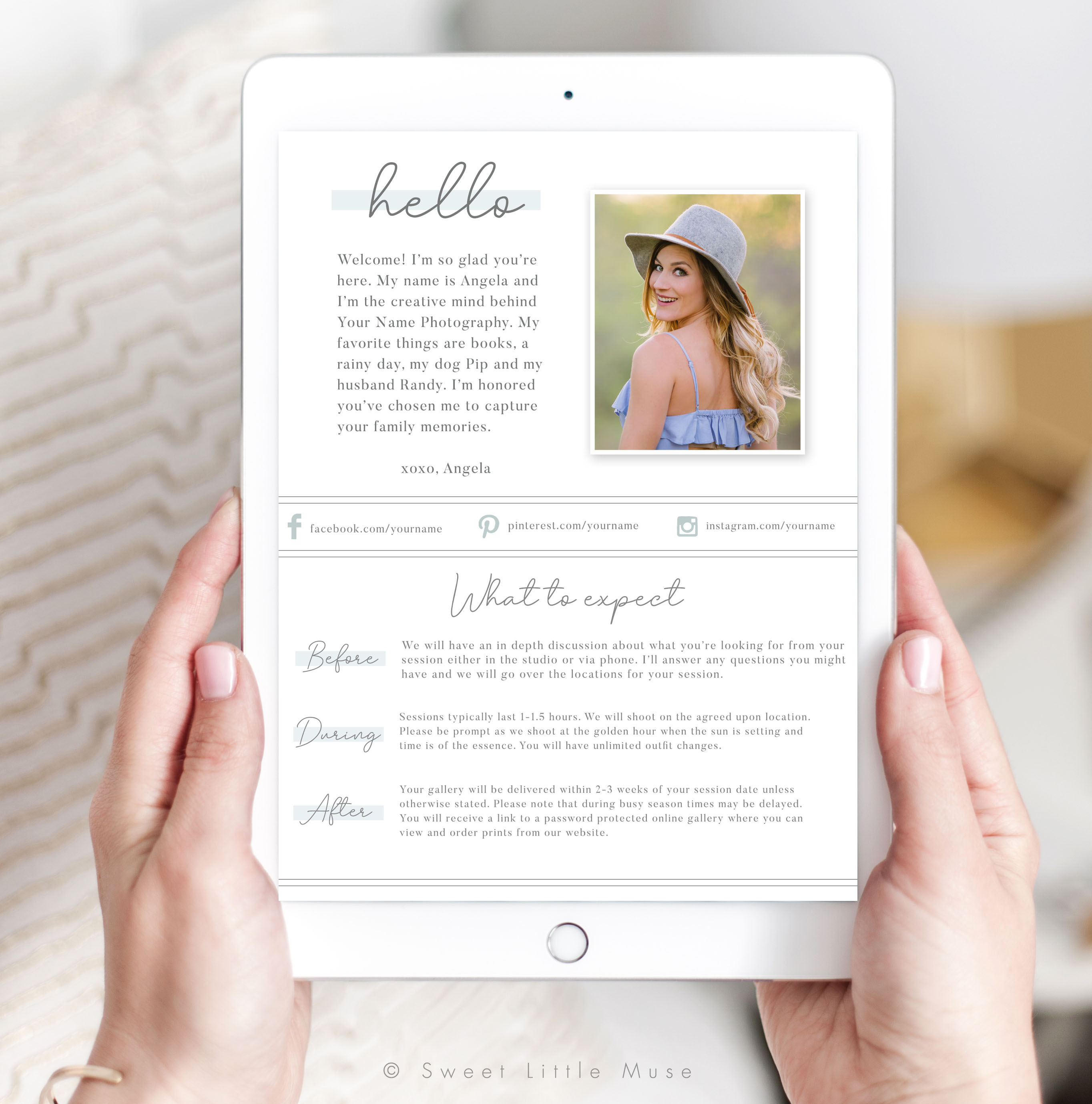 Photography Email Template, an Email Template by Sweet Little Muse