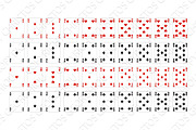 Number Cards Design from Deck of, an Illustration by Christos Georghiou