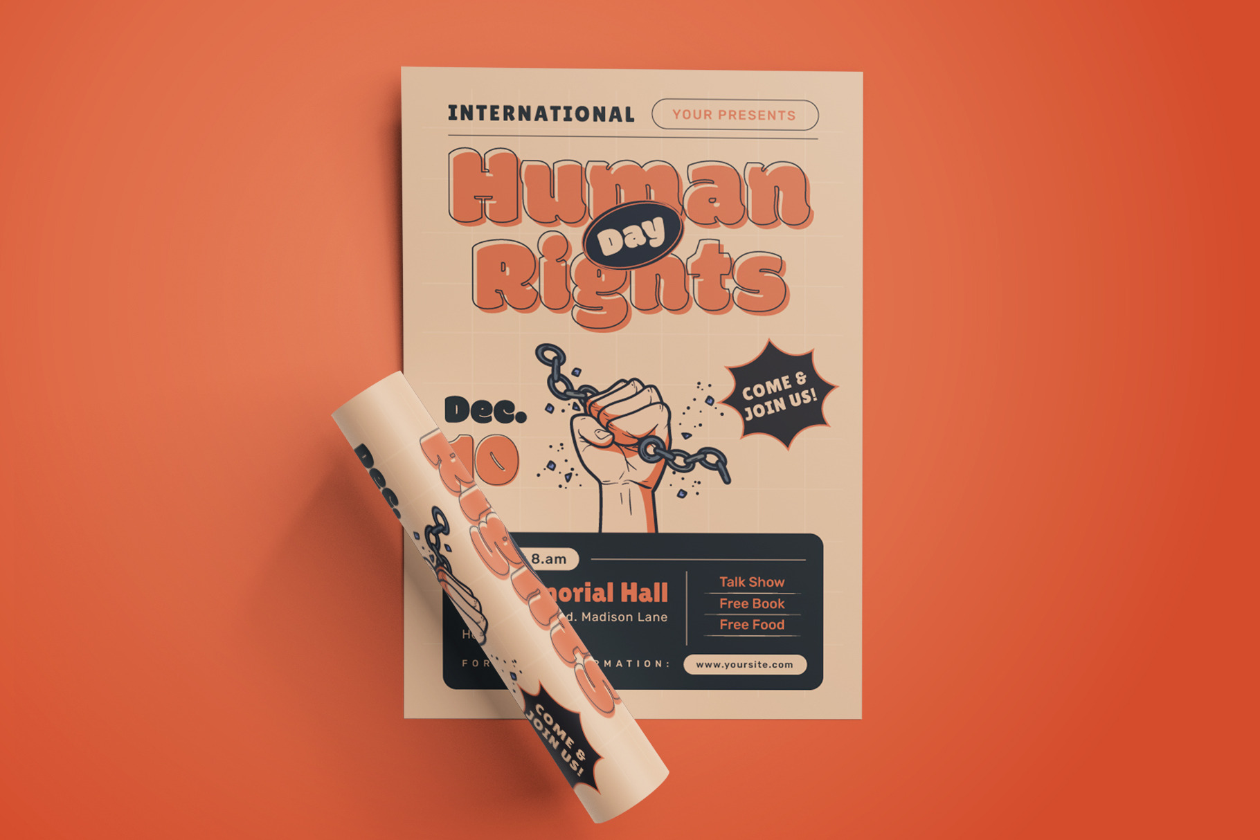 Human Rights Flyer Template, a Flyer Template by VictorThemes ...