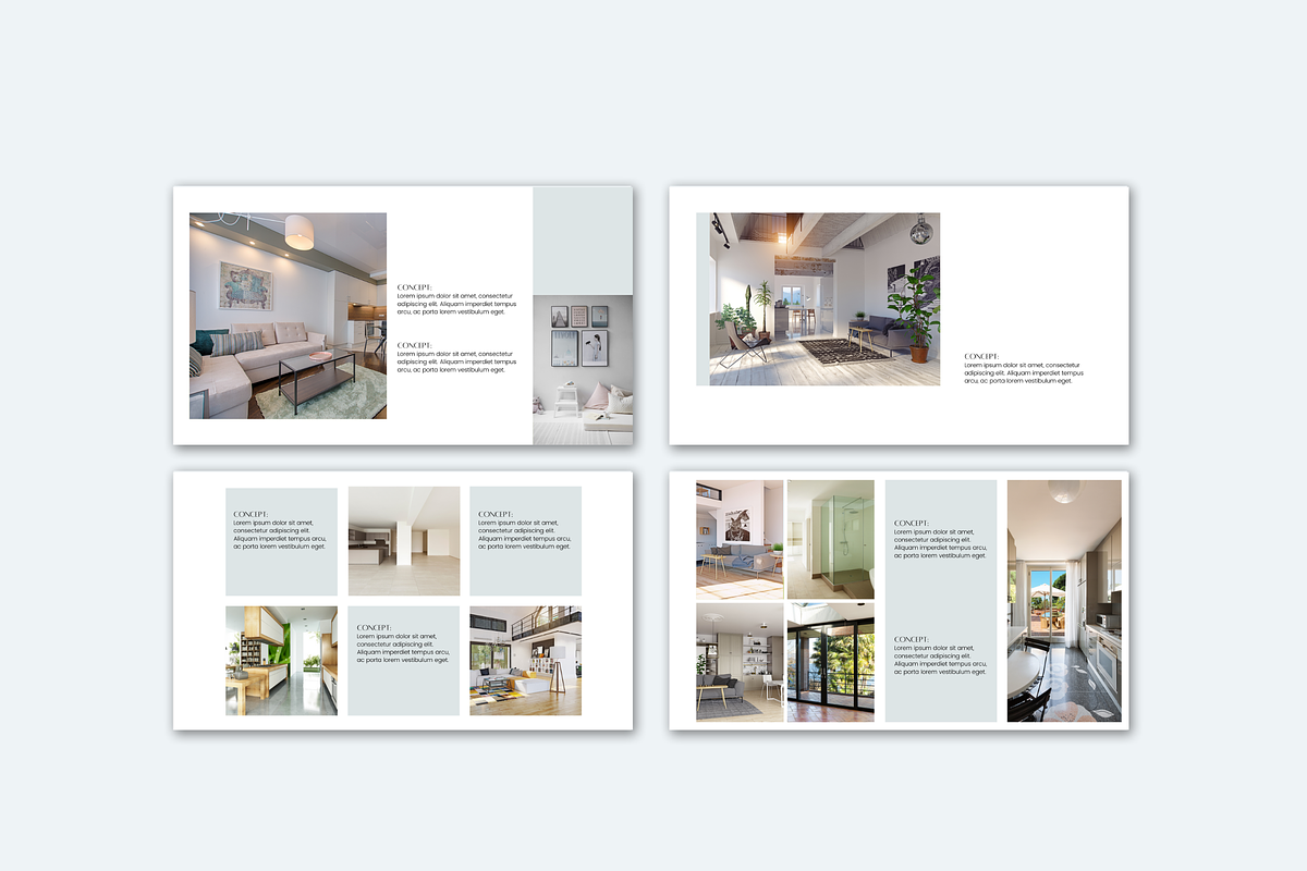 Interior Design Presentation, a Presentation Template by Templits