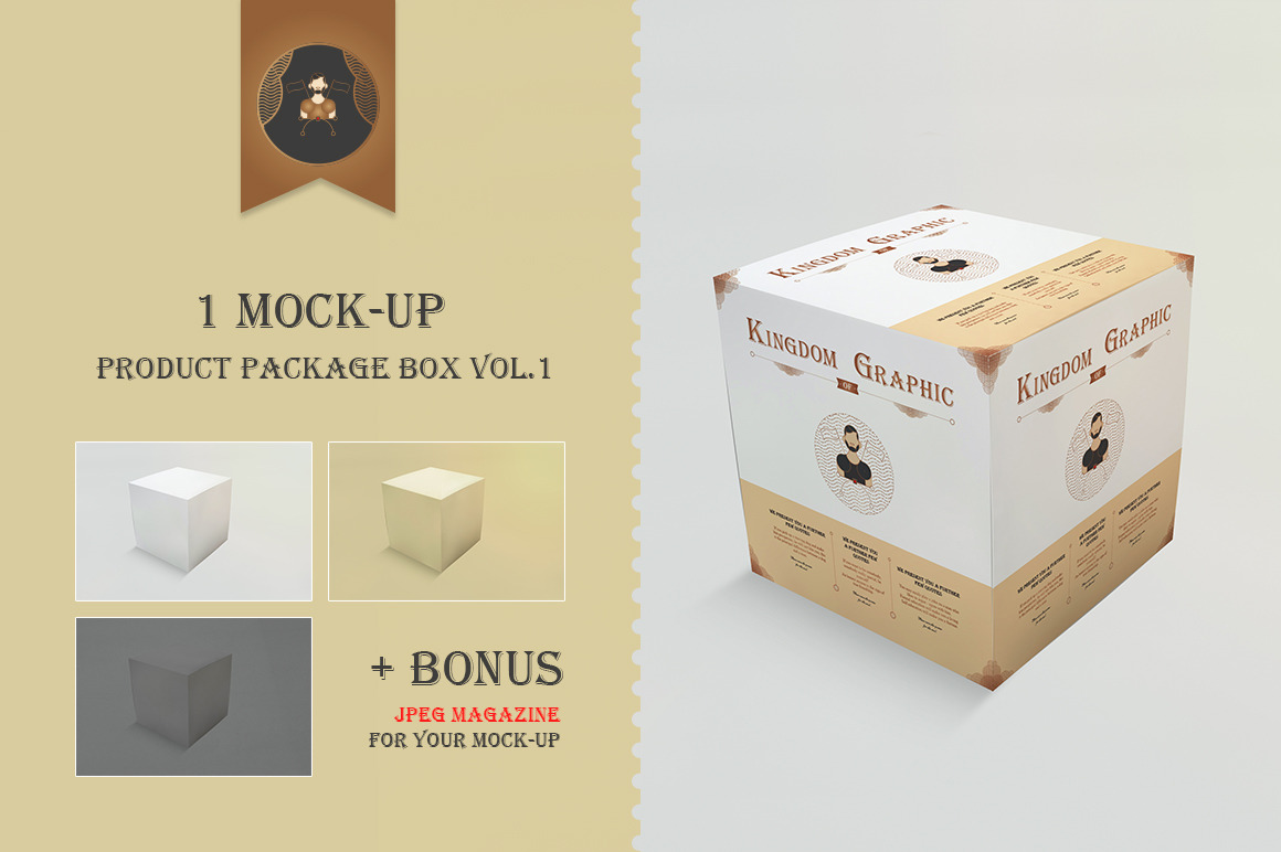 Mock-Up Product Package Box Vol.1, a Packaging Mockup by FORM FACTOR