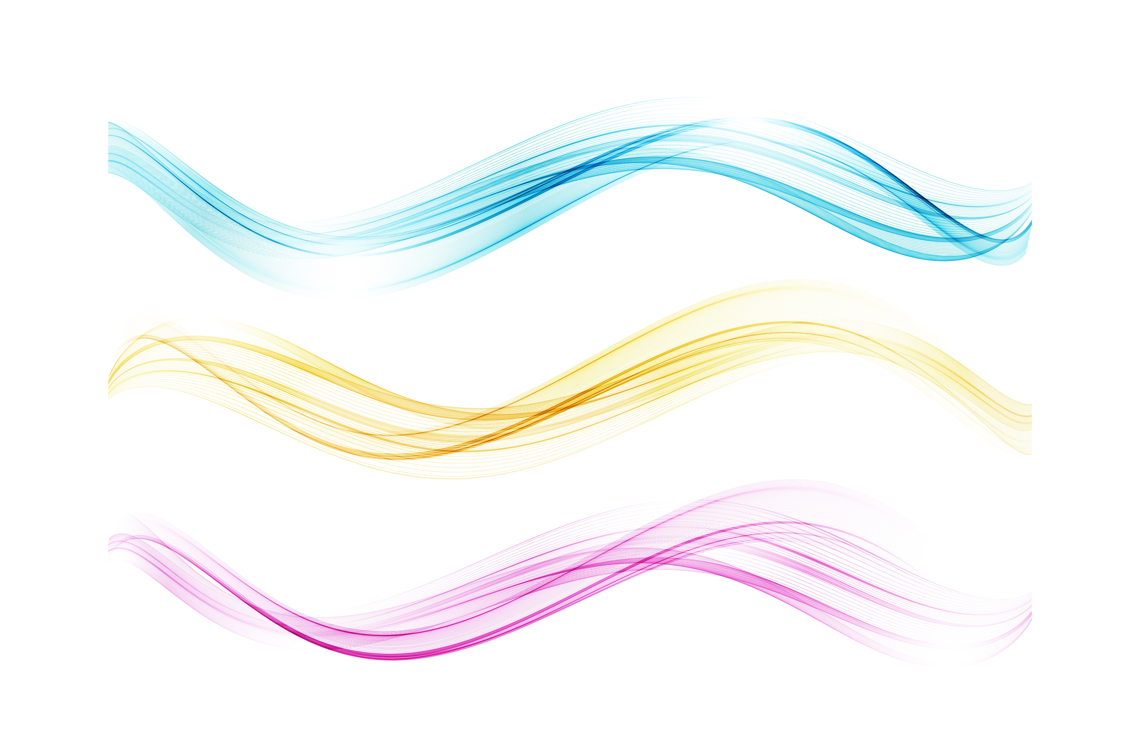 Set of color abstract wave design | Textures ~ Creative Market