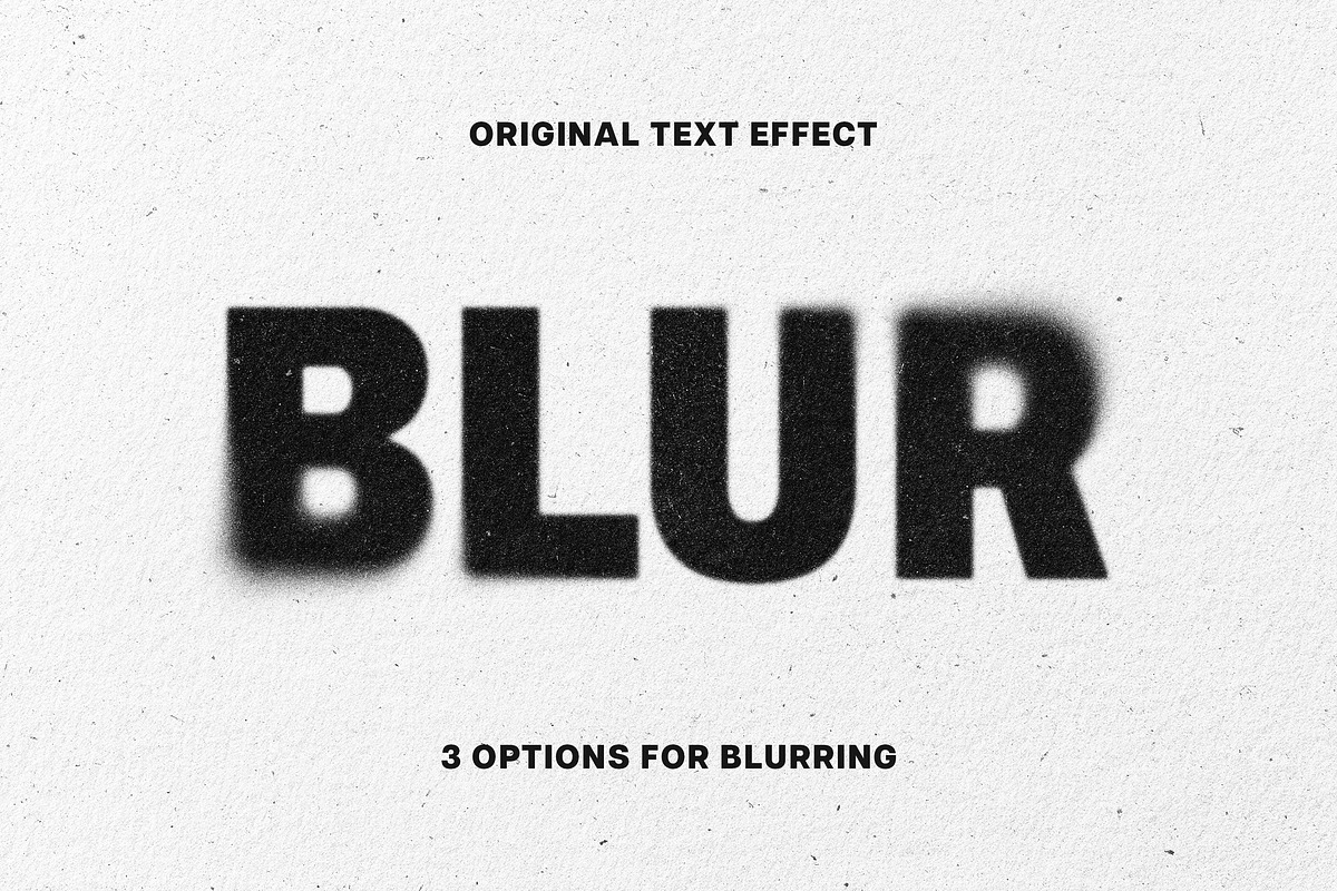 Side Blurry Text Effect, a Layer Style Add-On by Design Squad