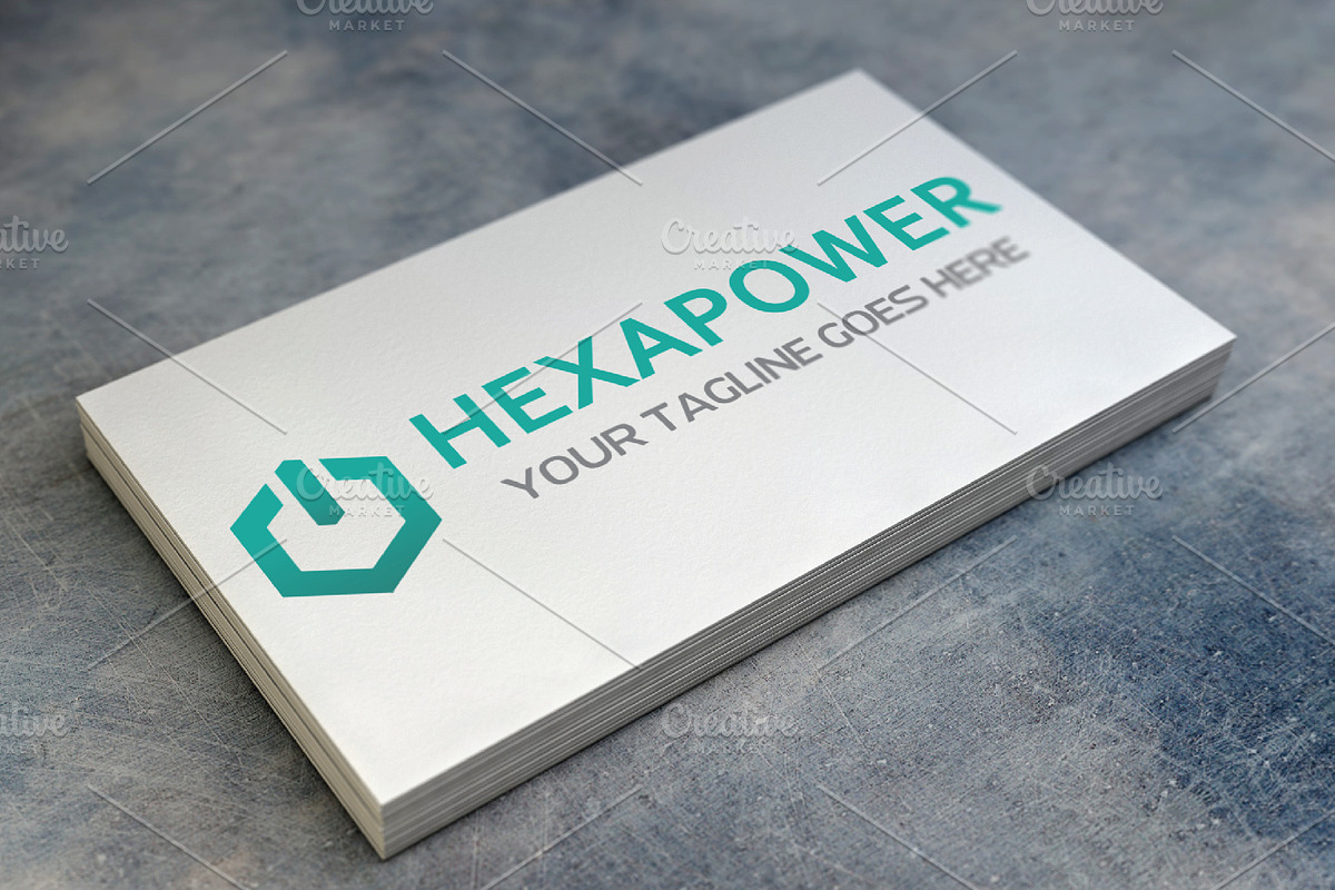 Hexa Power Logo, a Branding & Logo Template by MLJ studios