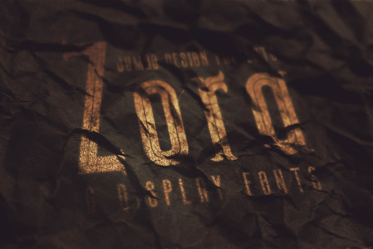 Zora - Vintage Display Font, a Font by JumboDesign