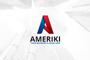 Ameriki Logo Template, a Branding & Logo Template by Birka Studio