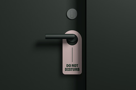Door Handle Signage Mockup | Product Mockups ~ Creative Market