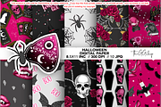 Halloween Scrapbook Digital Papers