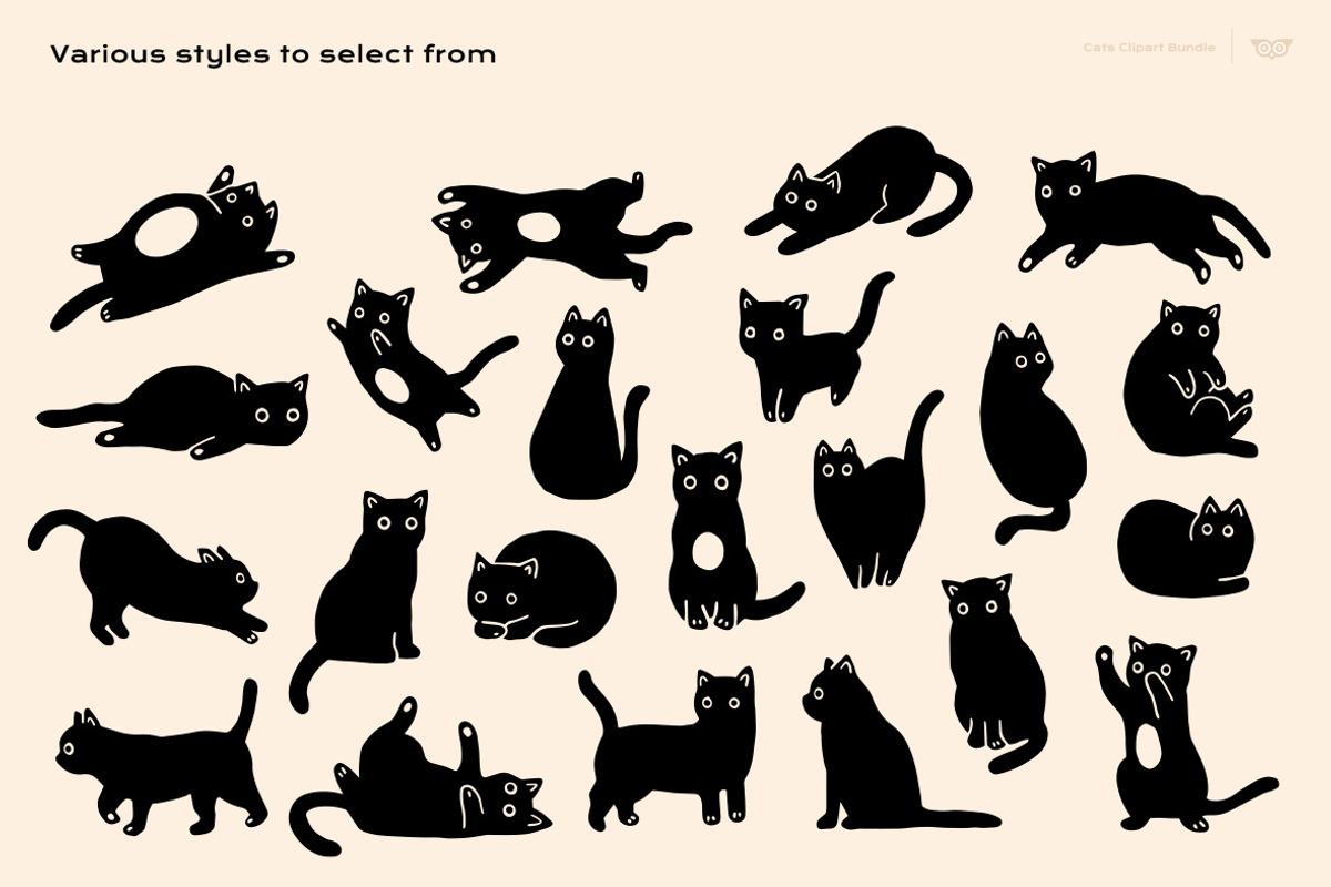 Cats Clipart Bundle
