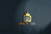 King Tv Logo, a Branding & Logo Template by Josuf Media