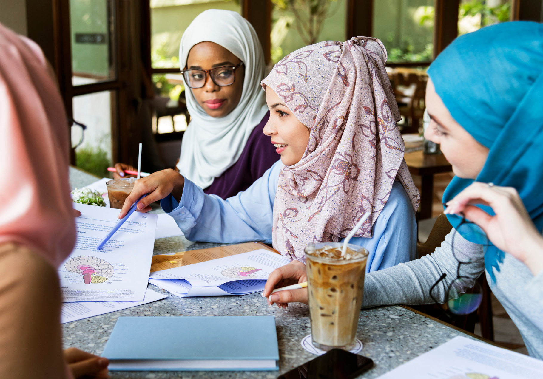 Islamic friends discussing featuring arab, arabian, and arabic, a ...