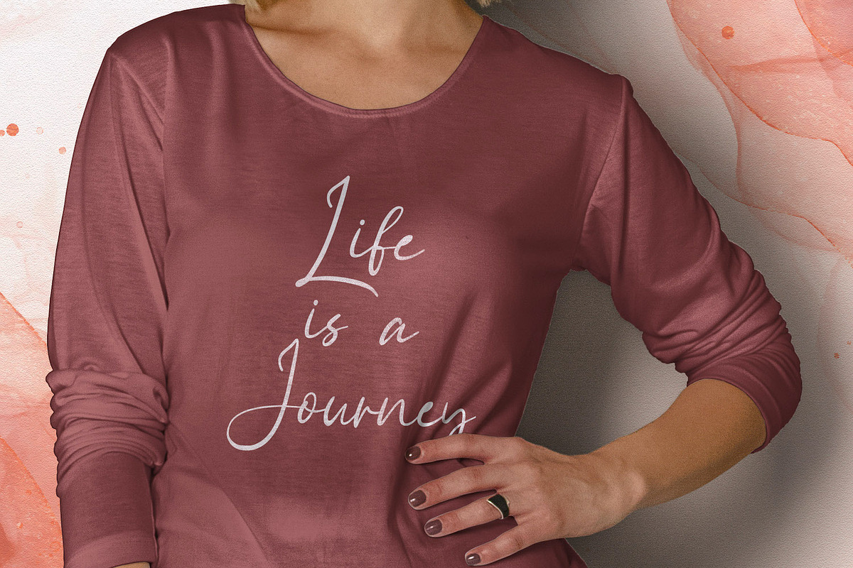 Aliya Ramsey - Handwritten Font, a Script Font by StringLabs