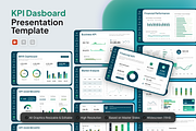 Financial KPI Dashboard PowerPoint, a Presentation Template by Annora ...