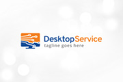 Desktop Service Logo Template, a Branding & Logo Template by gunaonedesign